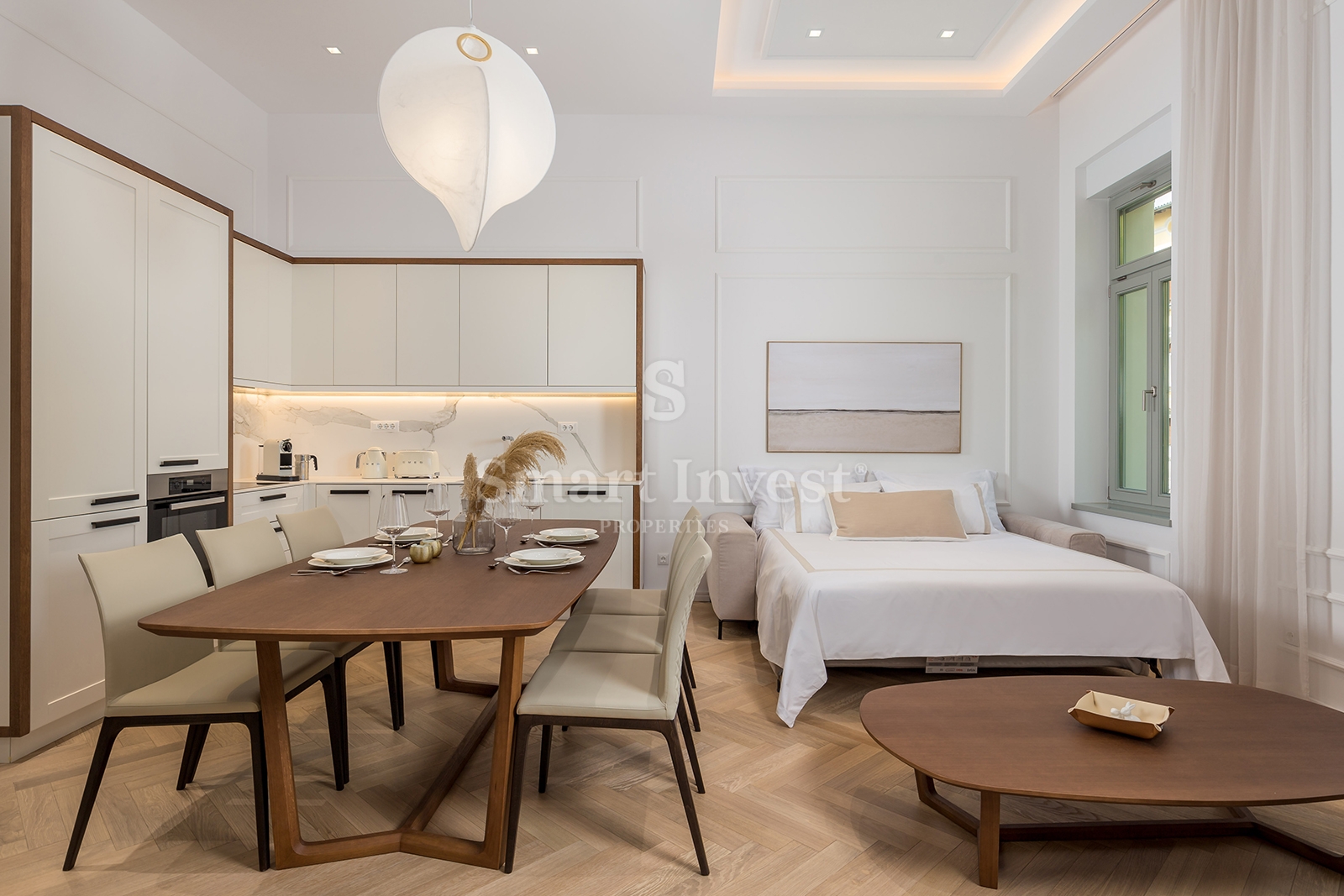 OPATIJA – CENTAR, luksuzan stan 2S+DB s terasom u vili 1. red do mora (A6)